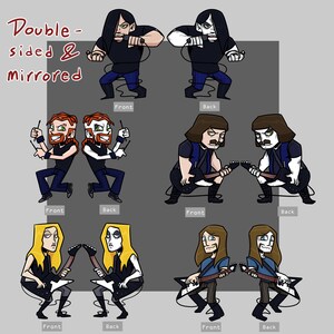 Metalocalypse Dethklok Acrylic Keycharm - Etsy