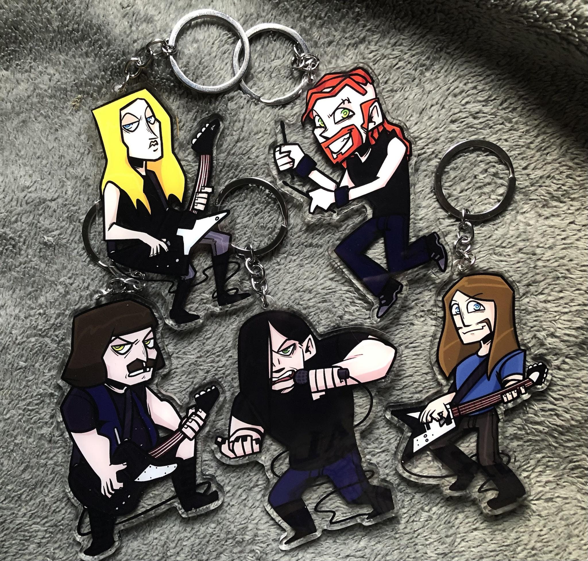 Metalocalypse Dethklok 4inch Acrylic Keycharm - Etsy
