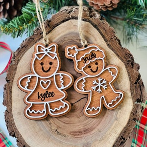 Personalized Gingerbread Boy or Girl Wood Holiday Christmas ...