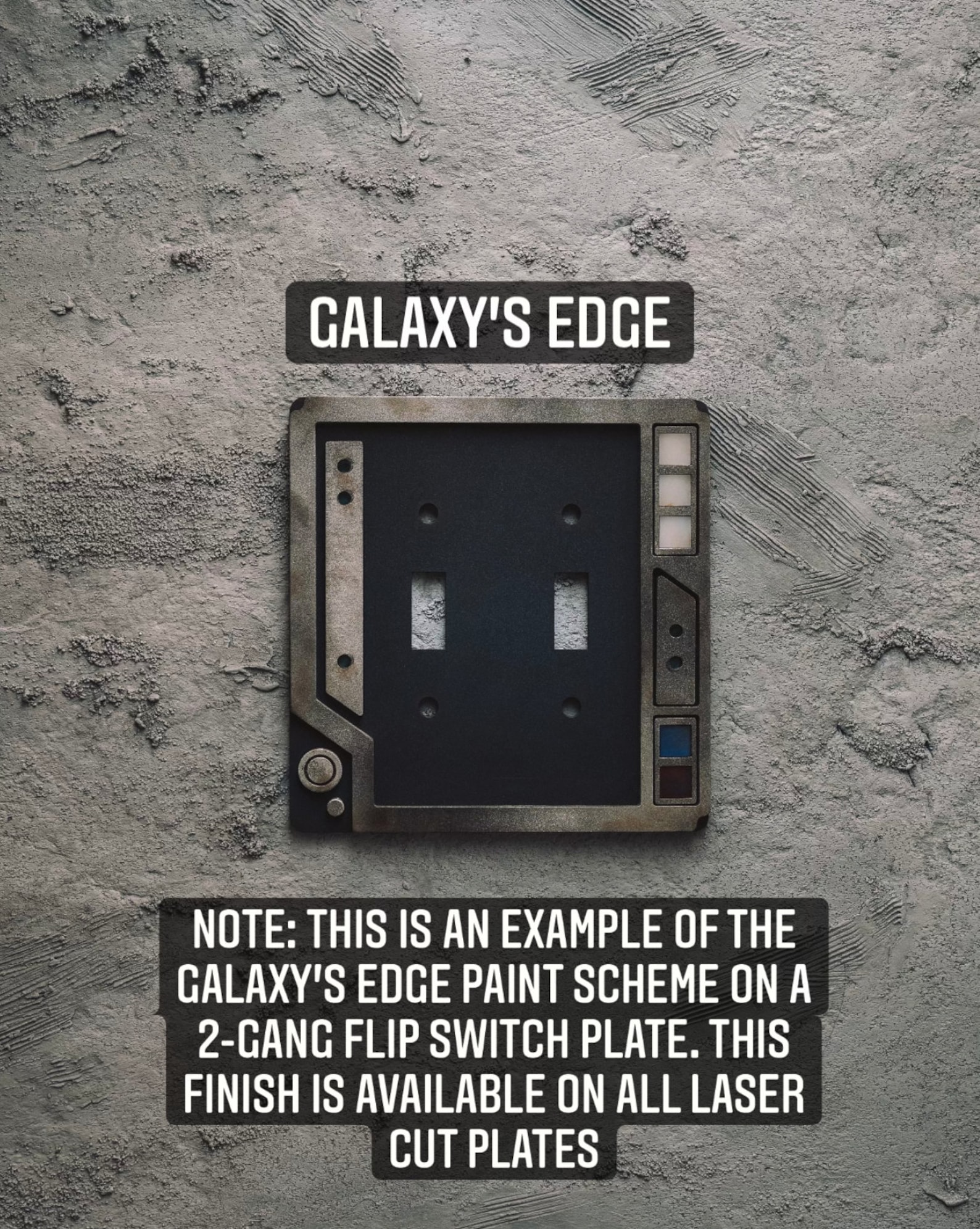 Star Wars Inspired Outlet/switch Plates: Lasercut Single Gang - Etsy