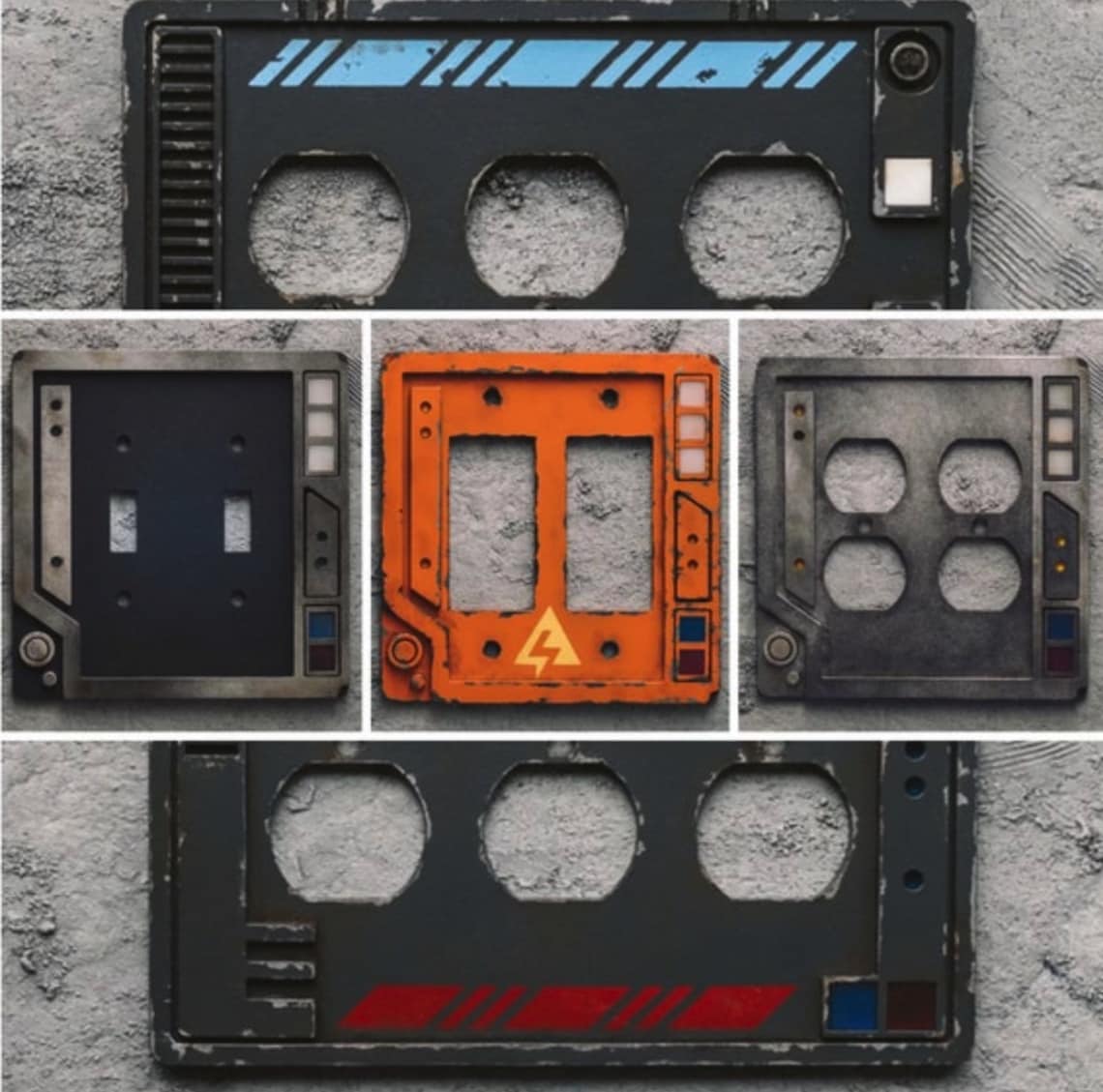 Star Wars Inspired Outlet/switch Plates: Lasercut Single Gang - Etsy