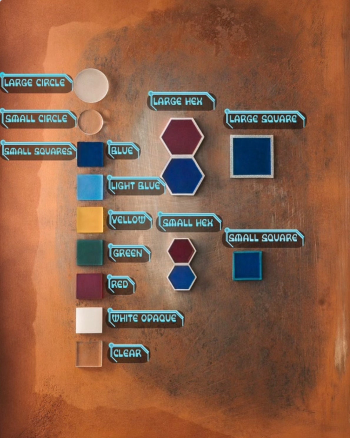 Acrylic Tiles - Etsy