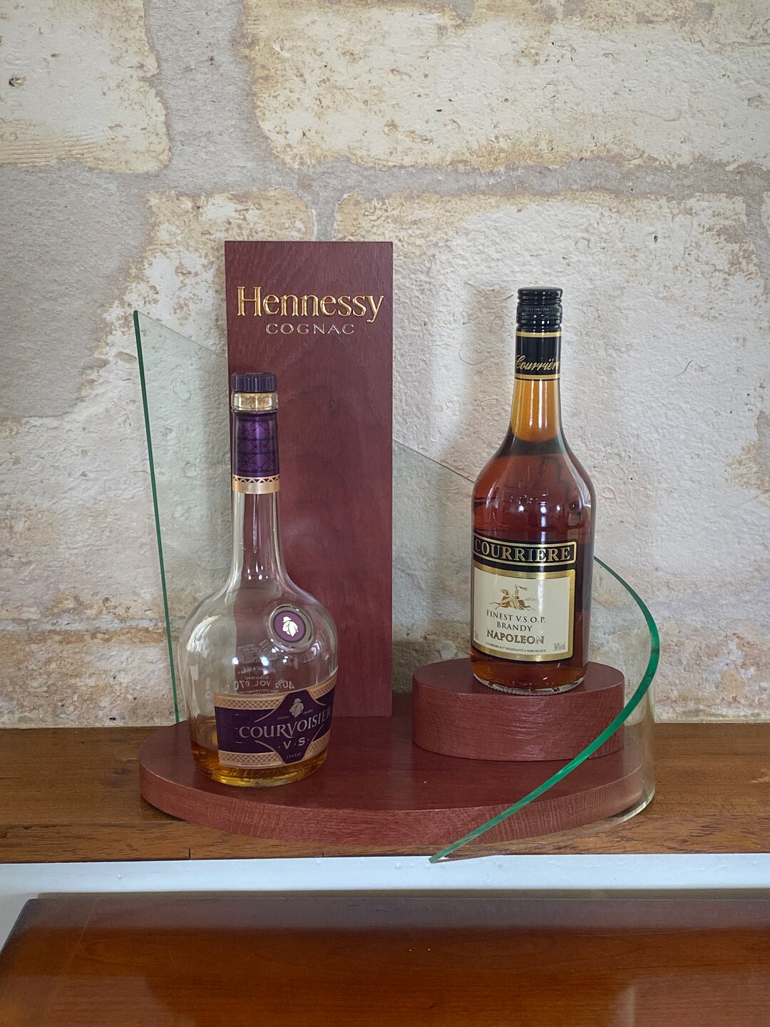 Rare Hennessy Cognac Bar Display: Solid Wood & Perspex - Etsy