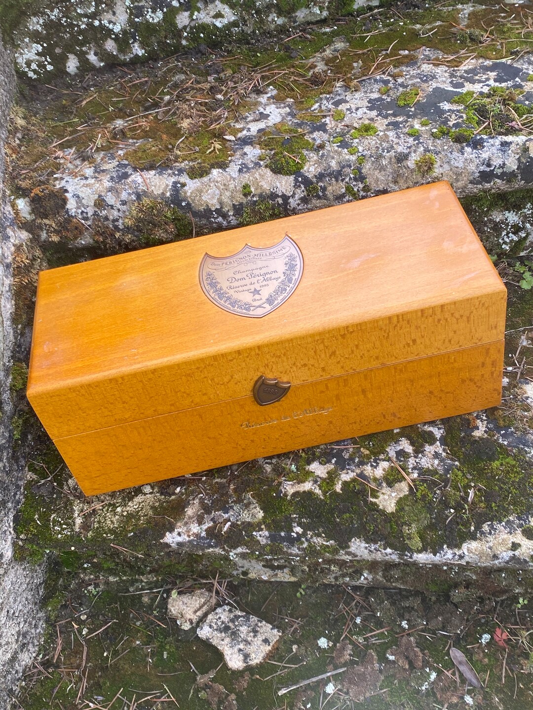 Dom Perignon Wooden Champagne Storage Box. Fabulous Empty Presentation ...