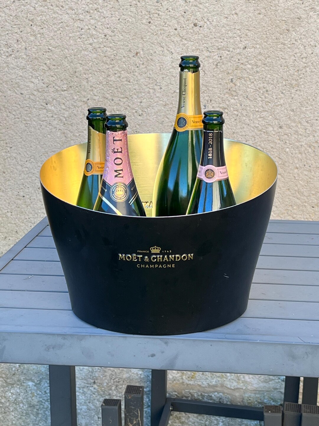 Moet & Chandon Champagne Bucket XXL to Cool Multiple Bottles of Champagne. Made of Light Weight ...