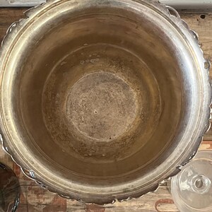 French Champagne Bucket by Silea. Features Grape and Vine Design in ...