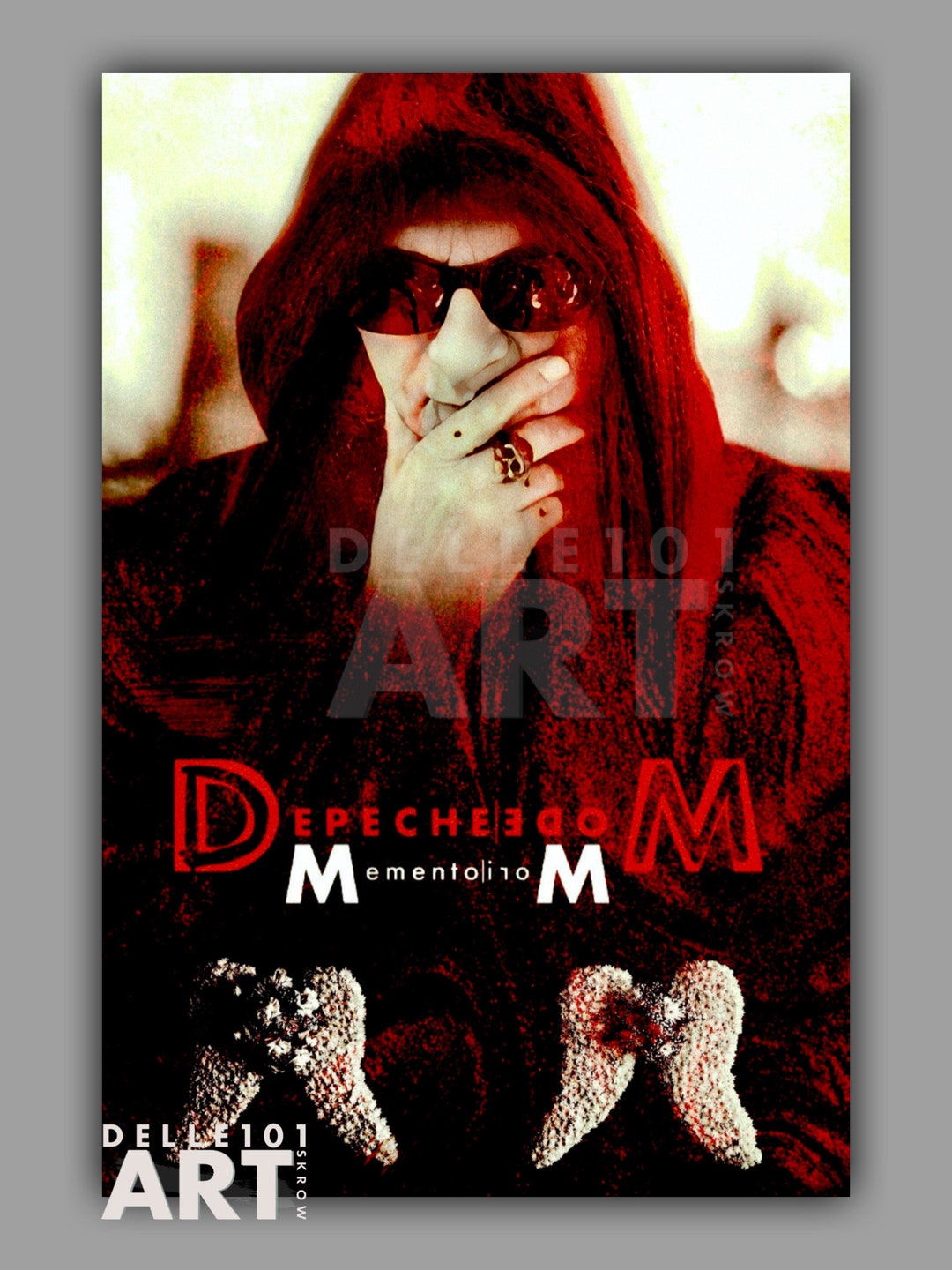 Memento Mori Dave Art Depeche Mode Art Print Canvas Picture - Etsy UK