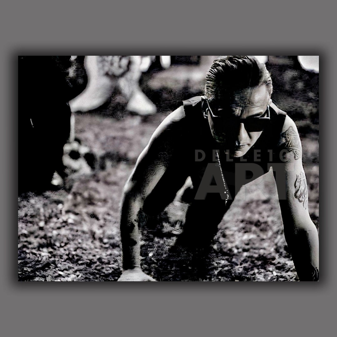 Dave Gahan B/W Memento Mori Art Depeche Mode Art Print Picture Canvas ...