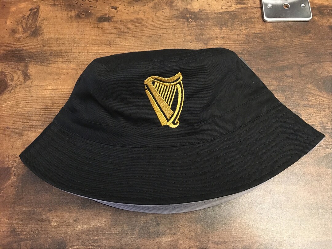 Harp Vintage Festival Style Retro Bucket Hat Irish Beer Inspired ...