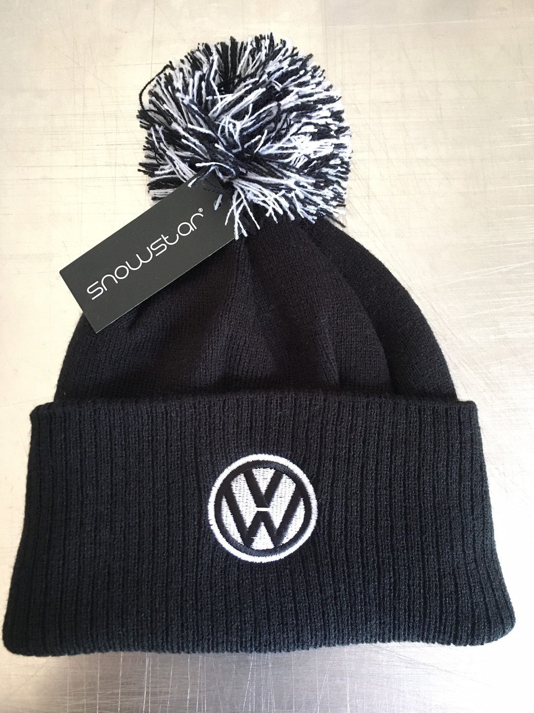 VW Inspired Retro Bobble Beanie Hat Inspired Motorcycles Festival Hats ...
