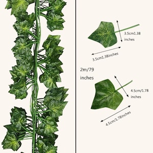 Artificial Leaf Vine Fake Leaves Greenery Hanging Plants for - Etsy