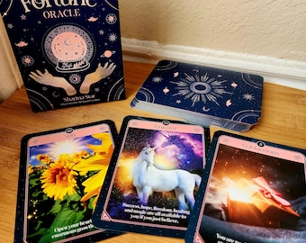 FORTUNE Oracle Deck Cards and Guidebook by Sharina Star, Illustrated by ...
