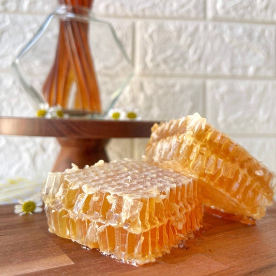 100% Pure Honeycomb Raw Unfiltered Unheated Hand-cut / - Etsy
