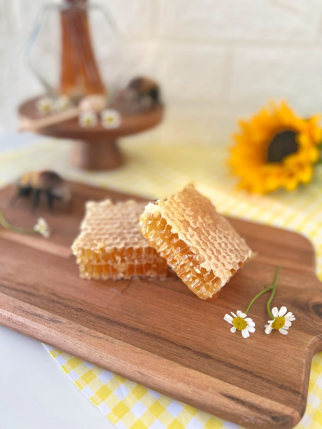 100% Raw Pure Honeycomb | Unfiltered Unheated Natural Hand-cut 5oz ...