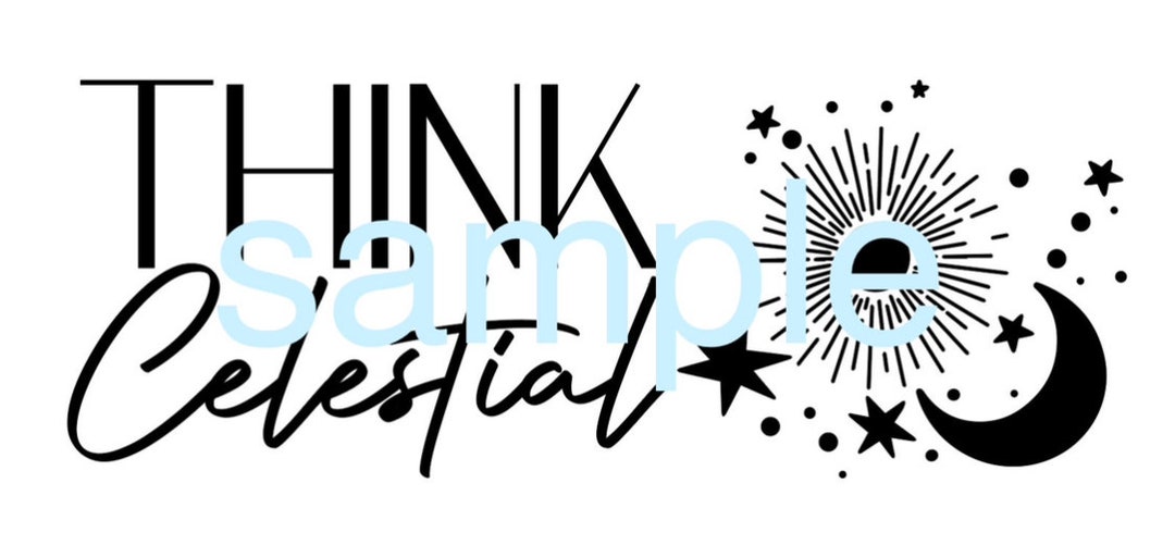Think Celestial SVG - Etsy