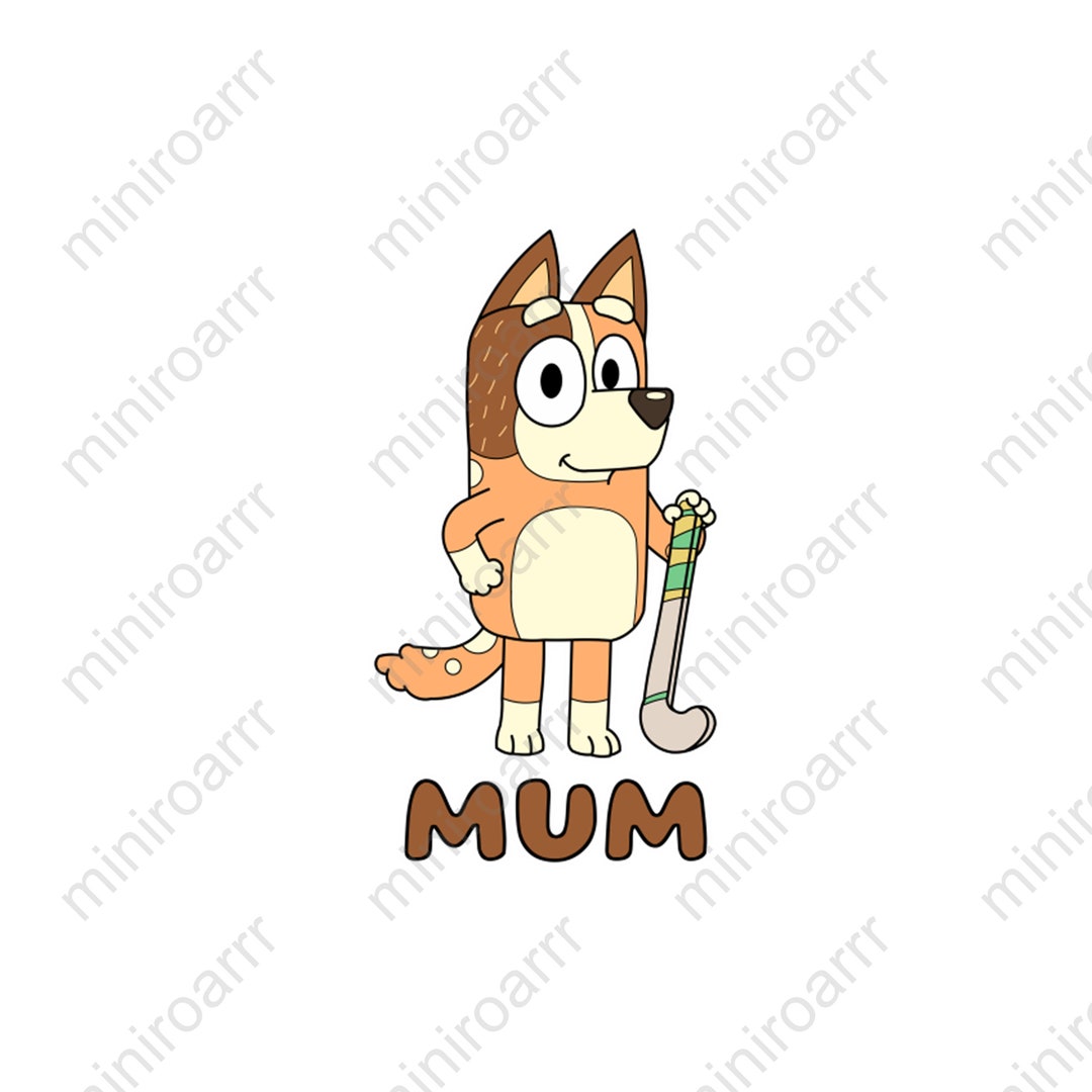 Mum Crown PNG, Bluey Family Png, Decal Files, Vinyl Stickers, Car Image ...