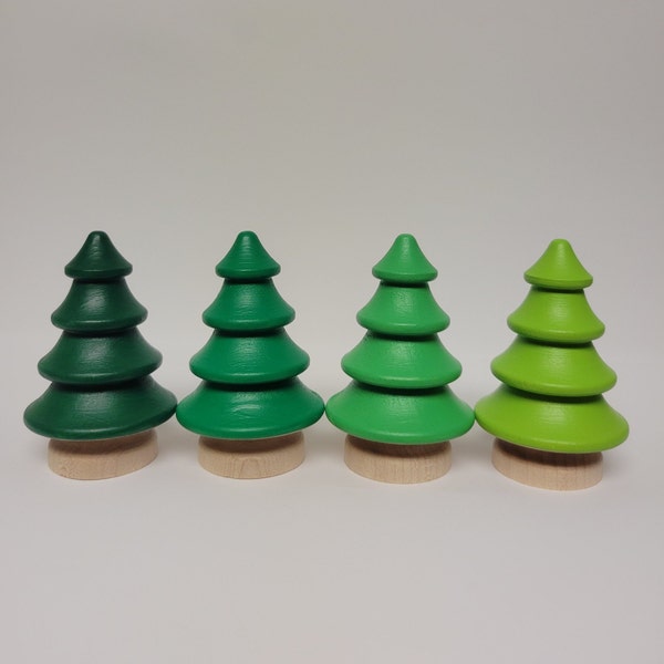Wooden Tree Toy - Etsy
