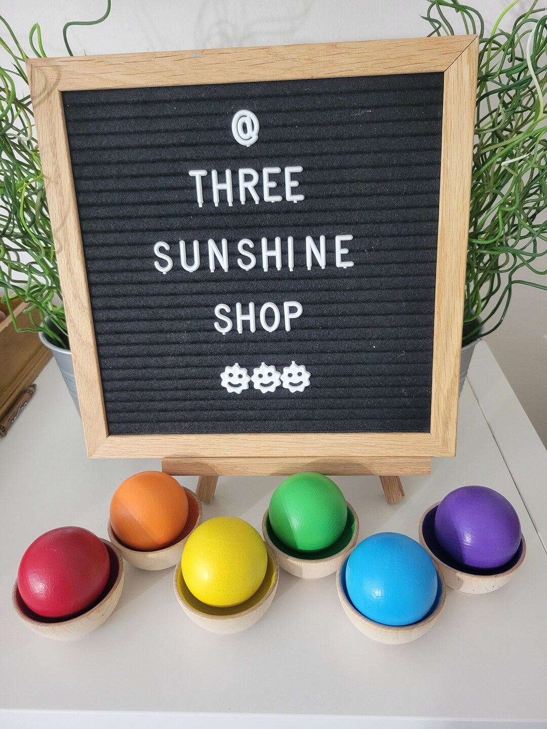 Color Matching Balls and Cups. Color Sorting Toys. Wooden Ball and Cup ...