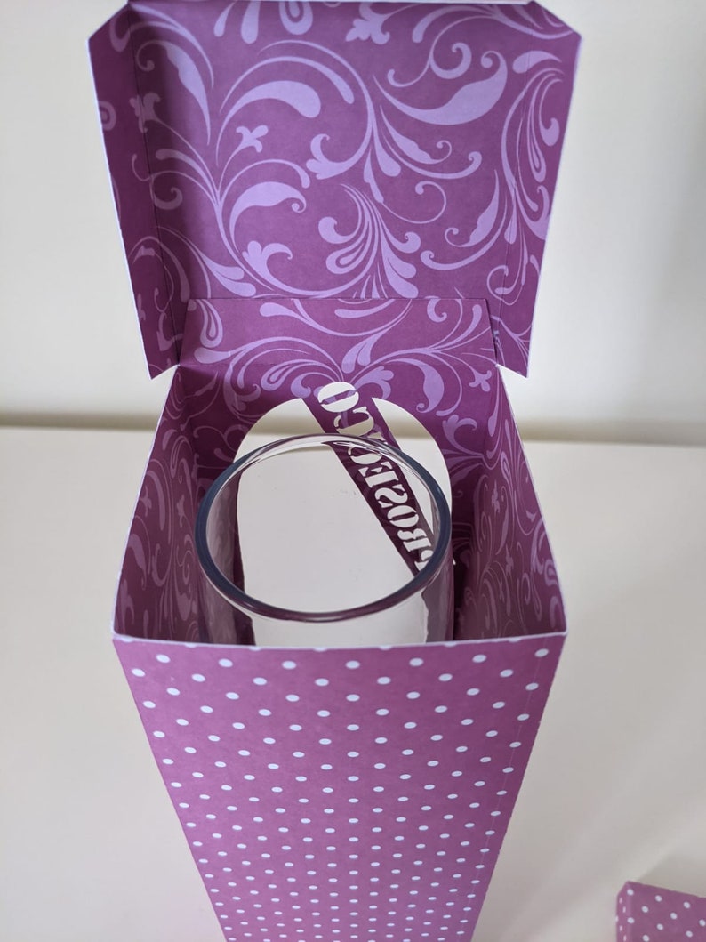 SVG Files to Make Prosecco Glass Presentation Boxes - Etsy