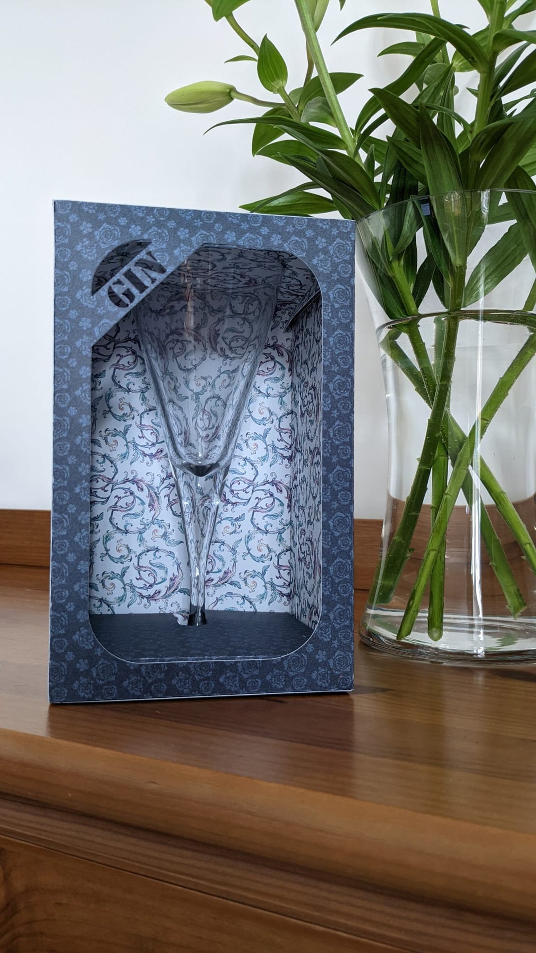 Smaller Gin Glass Presentation Box - Etsy UK