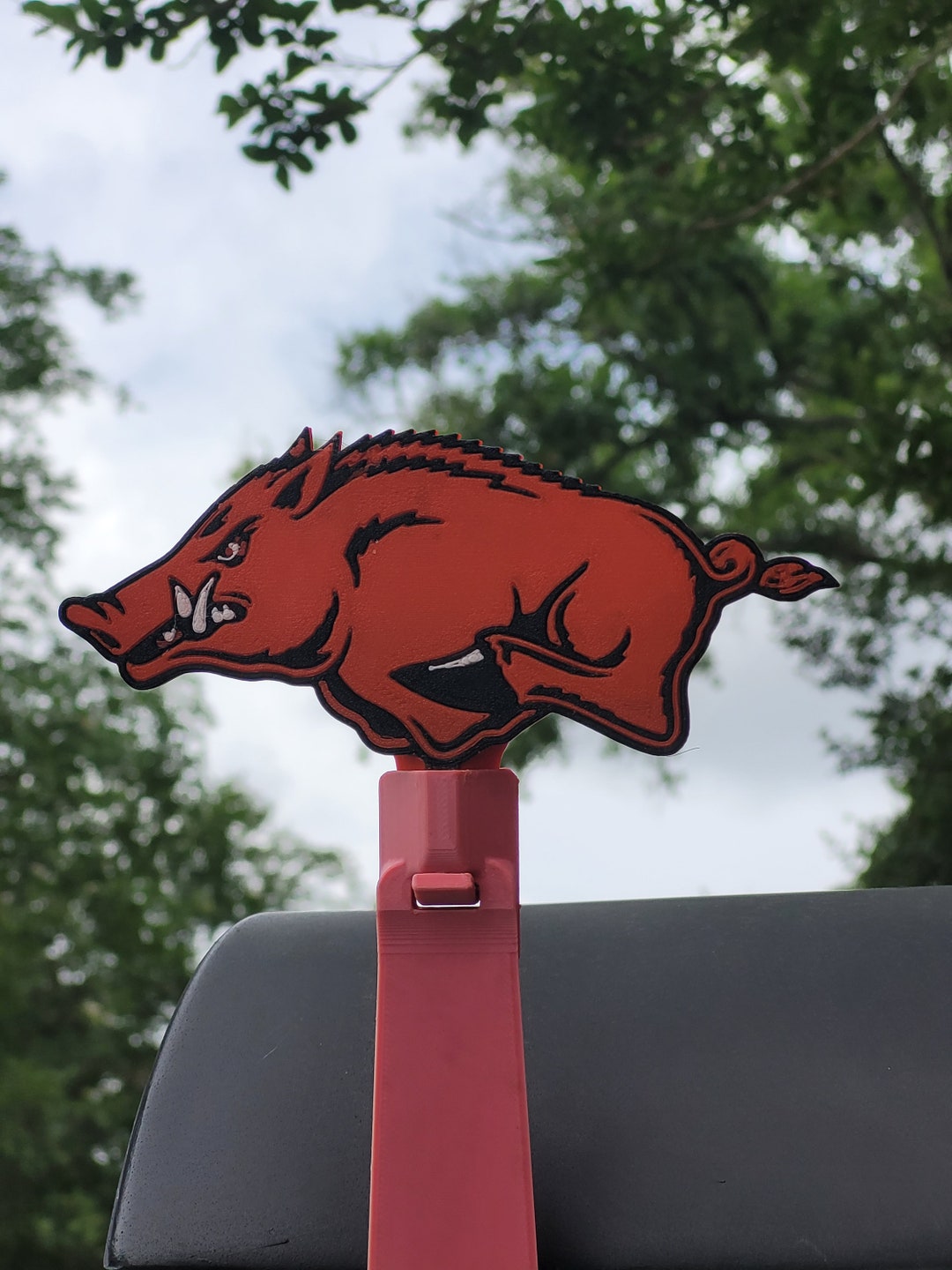 NEW MULTICOLORED 3D PRINTED Arkansas Razorback Interchangeable Mailbox ...
