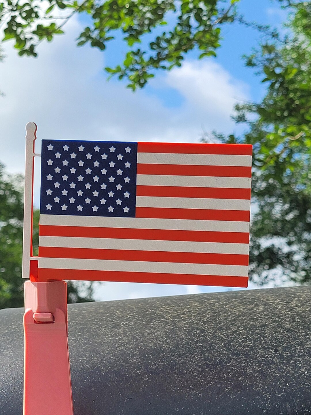 USA Red White Blue Custom 3D Printed Mailbox Replacement Flag | Postal ...
