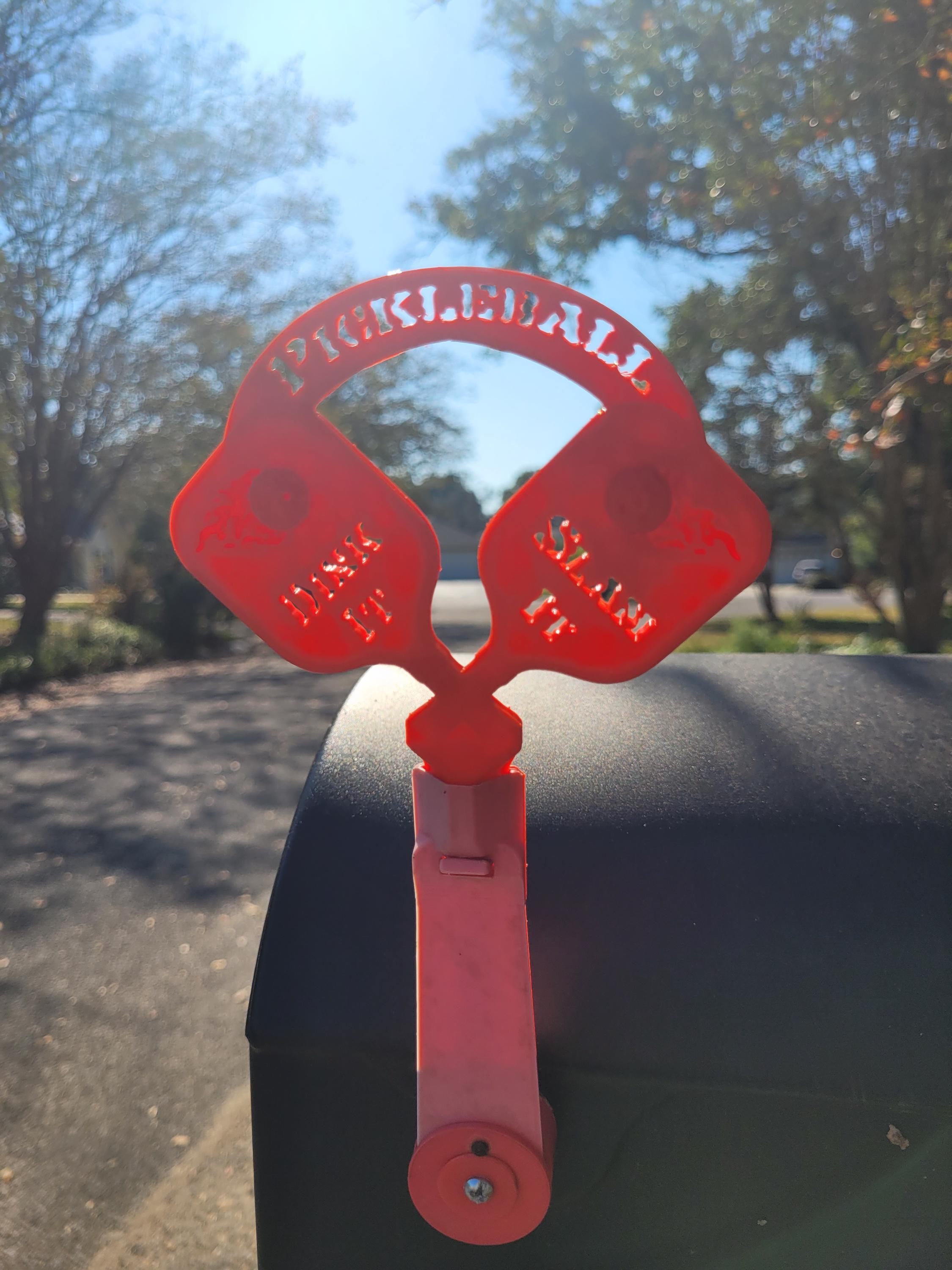 Pickleball Paddles Mailbox Flag Replacement Flag Postal Flag Arm Gift ...