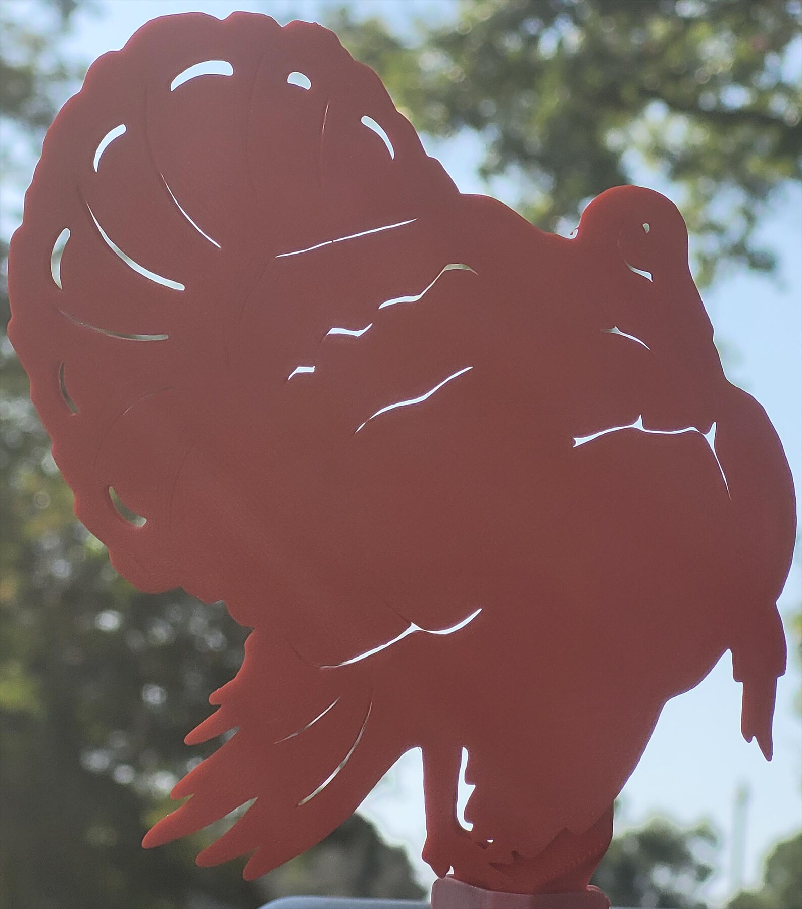 Wild Turkey Gobbler 3D Printed Red Flag Replacement Personalized Custom ...