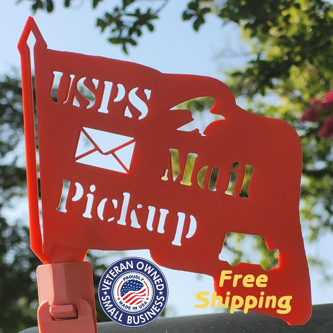 USPS Mail Pickup Custom 3D Printed Mailbox Replacement Flag Postal Arm ...
