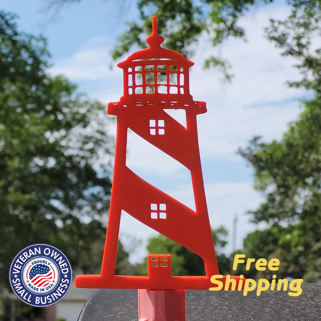 Lighthouse Mailbox Flag Replacement Postal Arm Kit Gift for Him or Her ...