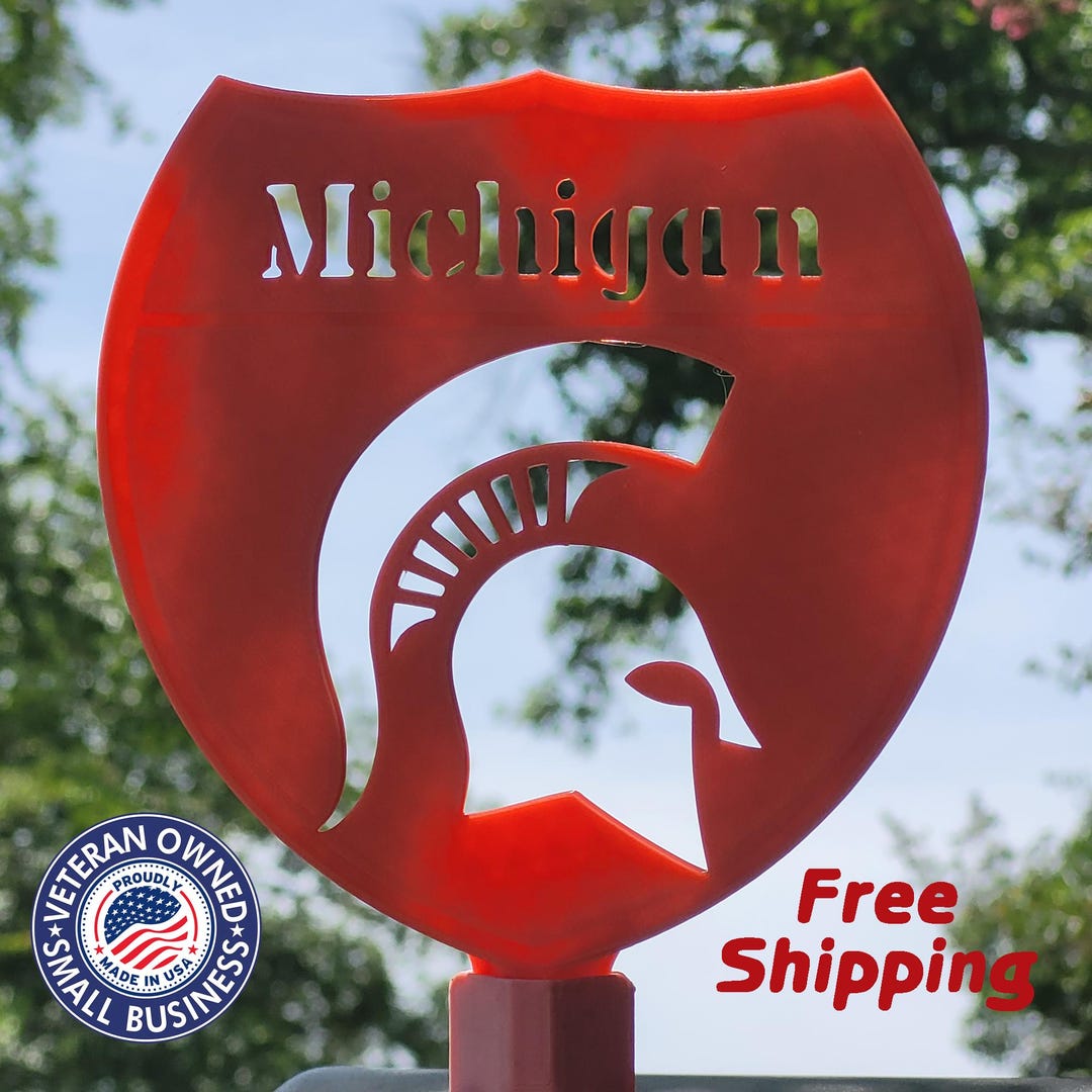 Michigan Mailbox Flag Replacement Flag Postal Arm Kit Gift for Him or ...