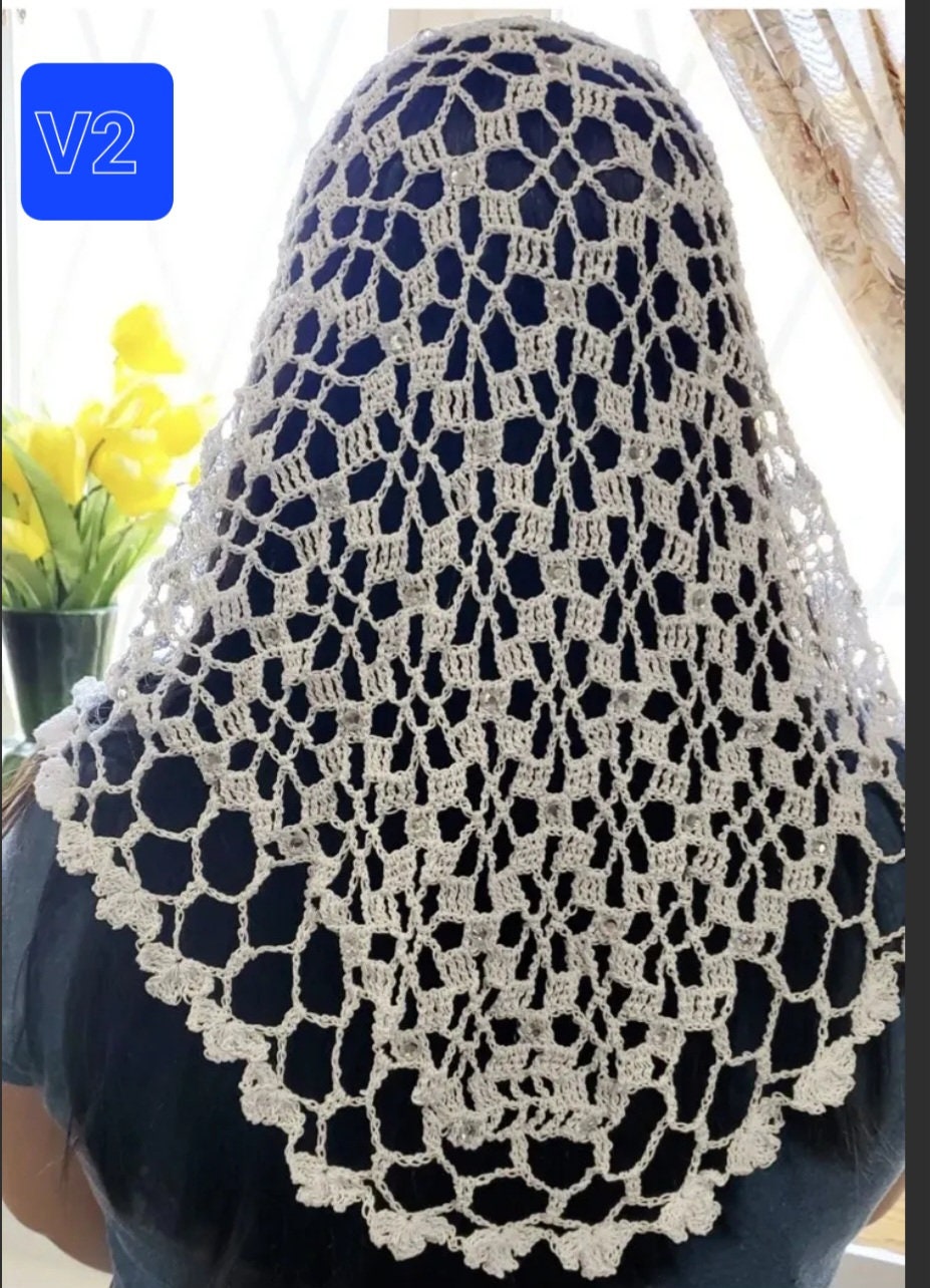 Veil for Church. Crochet Veils / Handmade Church Veils - Etsy