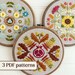 Four Seasons Embroidery Pattern Bundle, Seasonal Samplers, Botanical ...