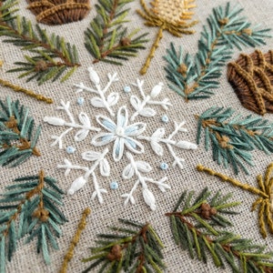 Four Seasons Embroidery Pattern Bundle, Seasonal Samplers, Botanical ...