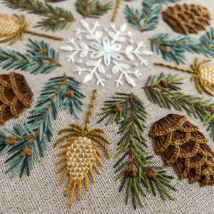 Winter Sampler Hand Embroidery Pattern, Seasonal Wreath Design, DIY 6 ...