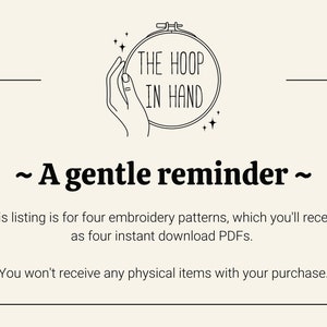 Four Seasons Embroidery Pattern Bundle, Seasonal Samplers, Botanical ...