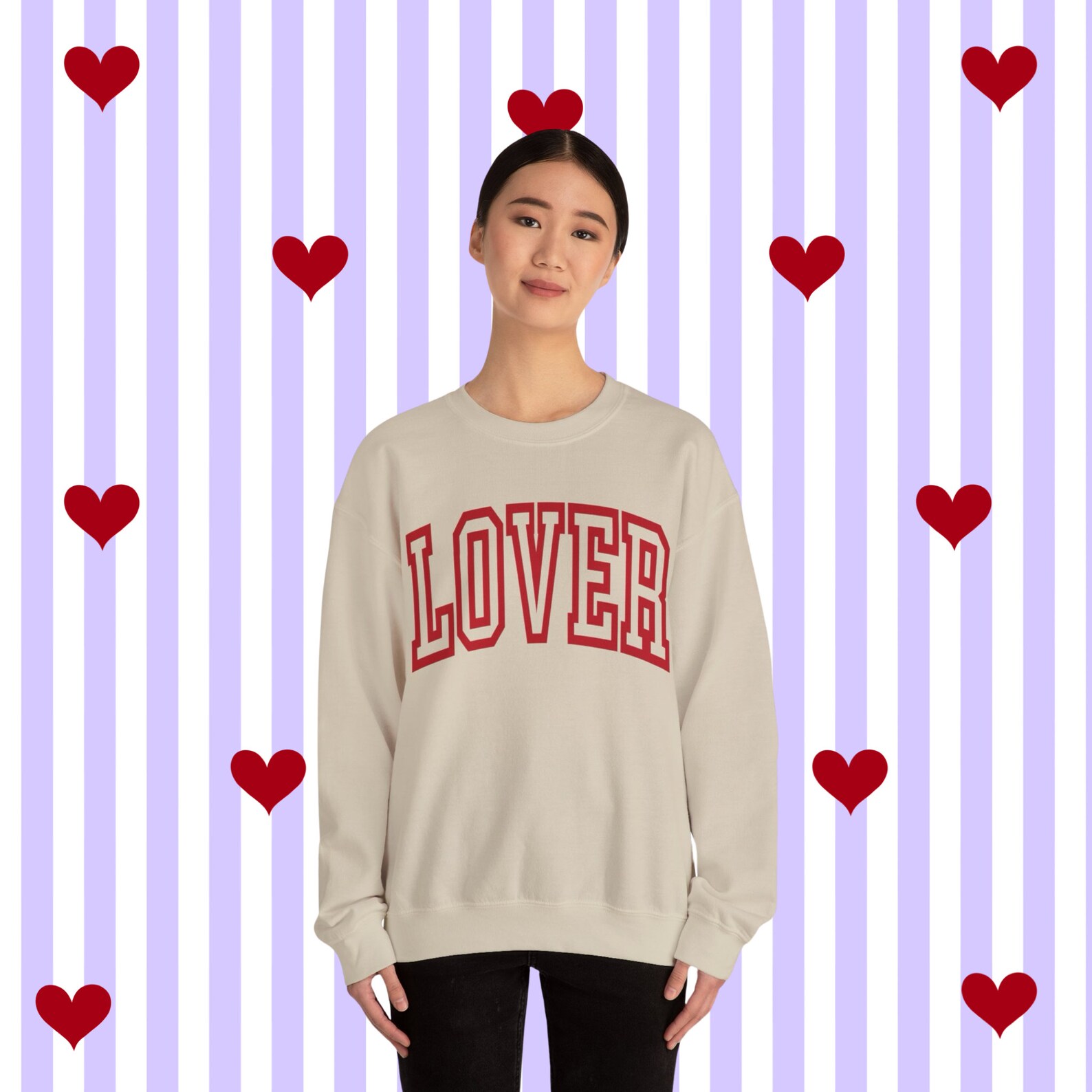 Lover Sweatshirt, Lover Girl Crewneck, Aesthetic Trendy Valentines ...