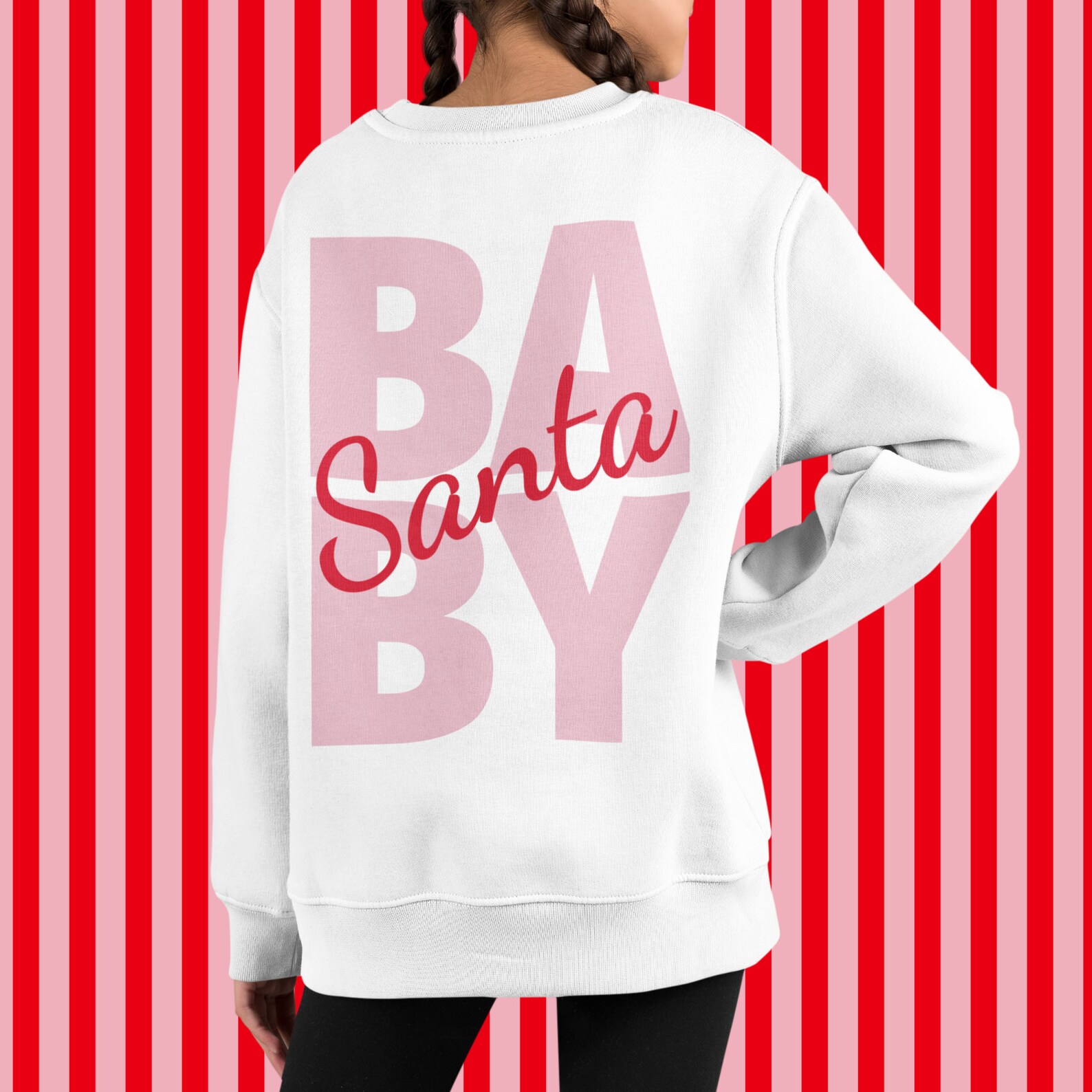 Santa Baby Sweatshirt, Christmas Shirt, Santa Claus Shirt, Women's ...
