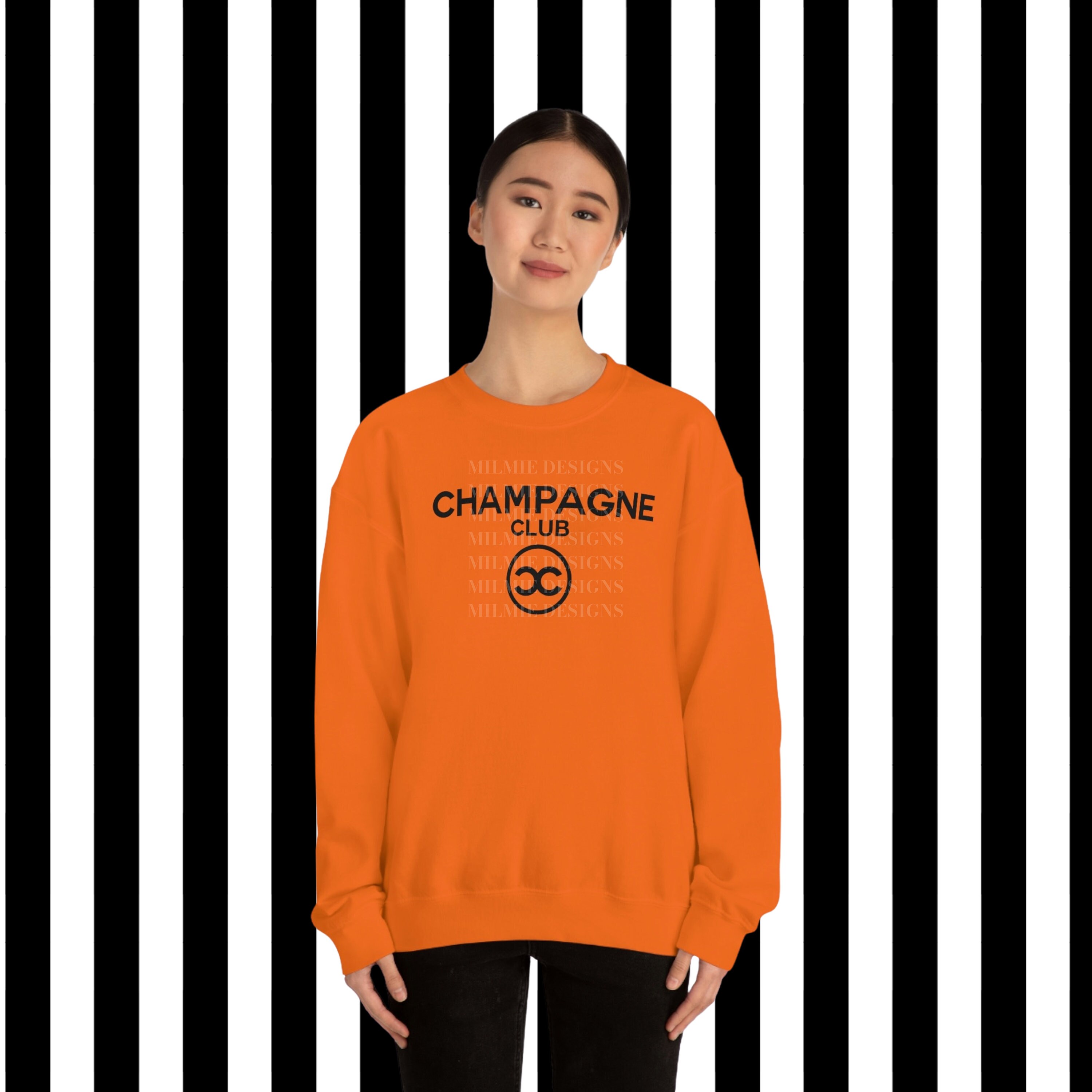 Champagne Club Sweatshirt Women's Trendy Sweatshirt New - Etsy