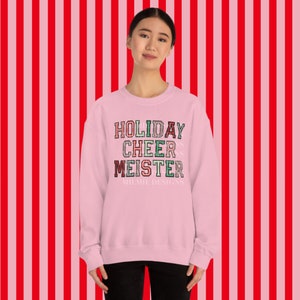 Holiday Cheer Meister Sweatshirt, Christmas Shirt, Holiday Shirt ...