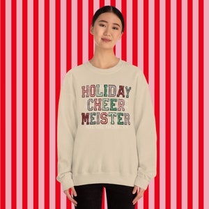 Holiday Cheer Meister Sweatshirt, Christmas Shirt, Holiday Shirt ...