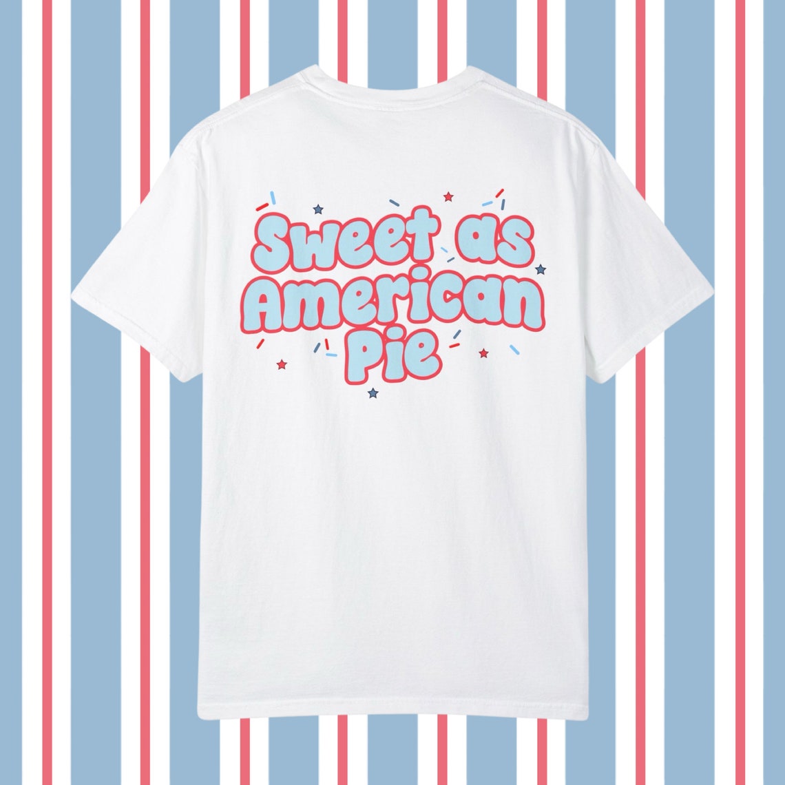 Sweet as American Pie T-shirt, 4th of July Shirt, Women's Patriotic ...