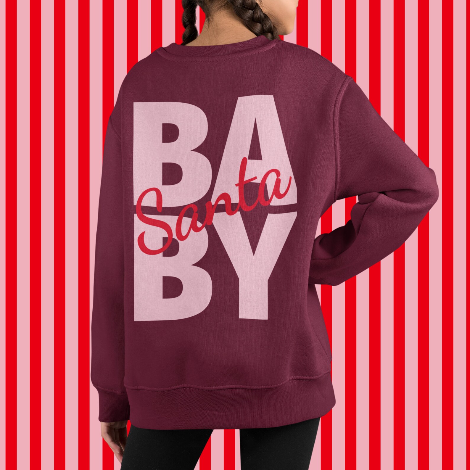 Santa Baby Sweatshirt, Christmas Shirt, Santa Claus Shirt, Women's ...
