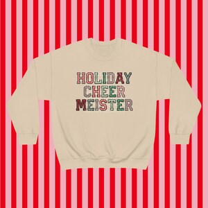 Holiday Cheer Meister Sweatshirt, Christmas Shirt, Holiday Shirt ...