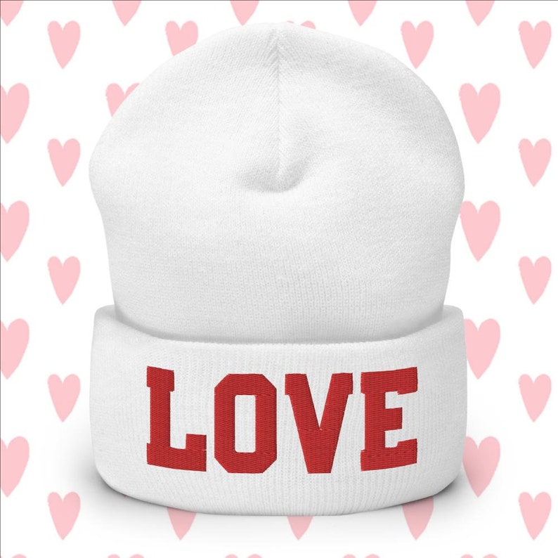 LOVE Beanie, Valentine's Day, Valentine's Day Gifts, Women's Hats, Love ...
