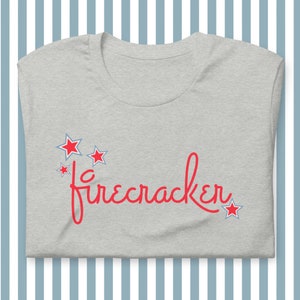 FIRECRACKER 4th of July Shirt Women - Memorial Day Tshirt, Fourth of ...