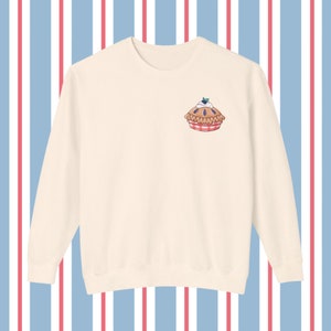 Sweet as American Pie Sweatshirt, 4th of July Shirt, Women's Patriotic ...