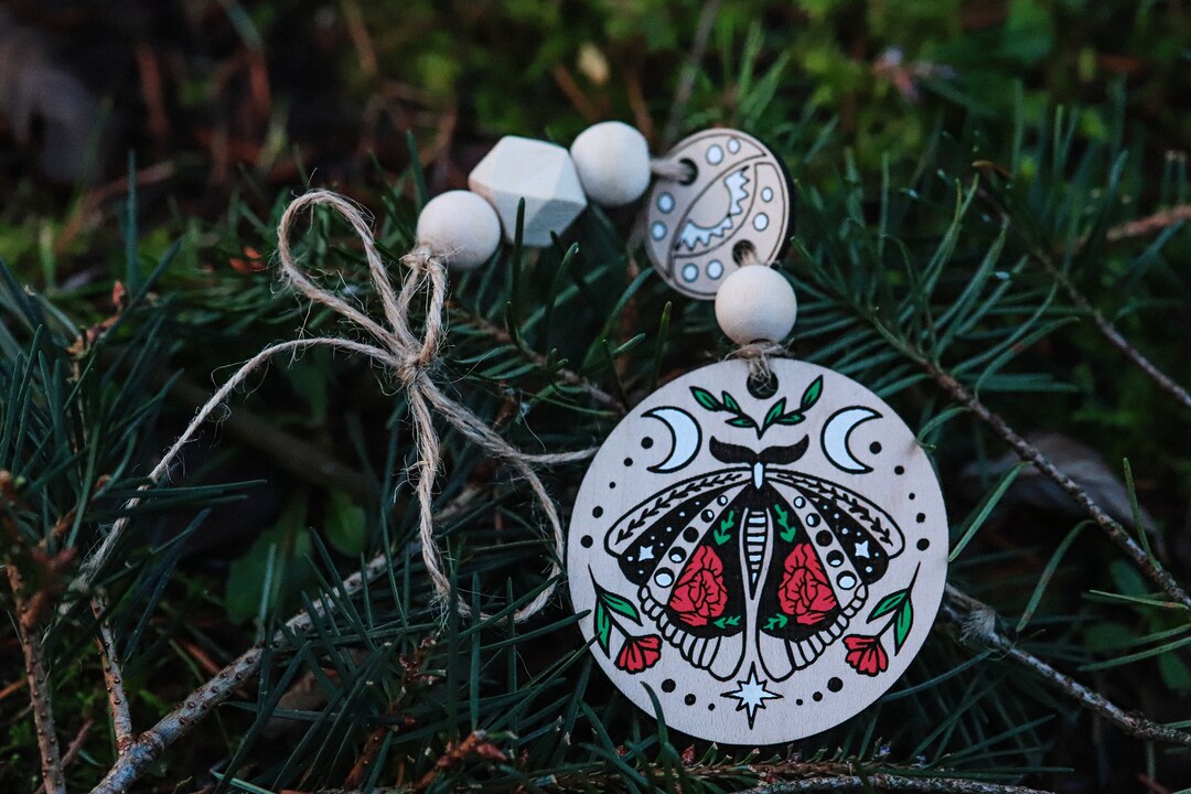 Car Diffuser, Car Air Freshener, Car Mirror Charm, Moth Diffuser, Car ...