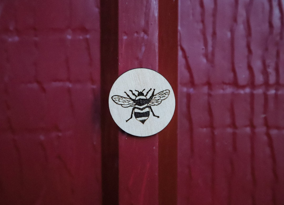 Bee Magnet, Funny Magnet, Kitchen Magnet, Bumblebee, Wooden Bee, Animal ...