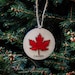 Canada Ornament, Maple Leaf Ornament, Wood Canada Ornament, Canadian ...